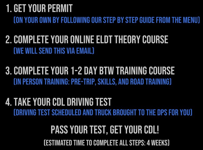 CDL TRAINING